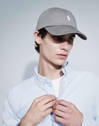 Polo Ralph Lauren Cap mit Icon-Logo in Grau