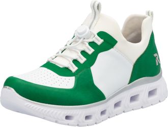 Rieker Damen M6068 Sneaker Low, grün 52, 42 EU
