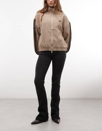 Weekday elastische Skinny-Flare-Jeans mit niedriger Leibh&ouml;he in Schwarz