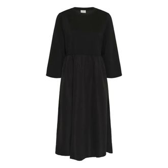 Kaffe Femme, Robes, Noir, Taille: 38 FR Midi Robes