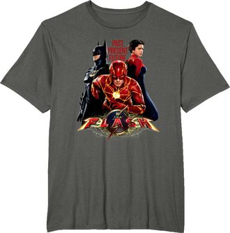 The Flash Movie Batman Supergirl Team T-Shirt