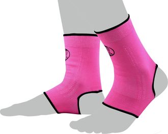 Bay 2X elastische Fußbandagen, Fußgelenkbandagen, pink/rosa, Größe XL