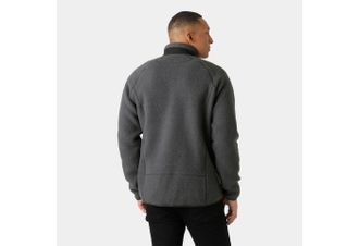 Helly Hansen Fleecejacke PANORAMA PILE BLOCK JACKET Kinnschutz, Overlay-Stoff, Rei&szlig;verschluss-Eingrifftaschen