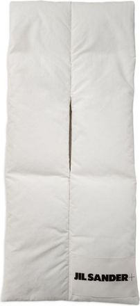 Jil Sander Schal aus Daunen - Weiß