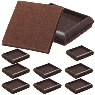 Artibetter TOVINANNA 10 St&uuml;ck 2 Zoll rutschfeste Stuhlrollenbecher mit Filz M&ouml;belfilz Bodenschoner f&uuml;r M&ouml;bel Wie Sofas St&uuml;hle und Tische