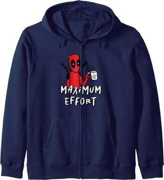 MARVEL Studios Deadpool & Wolverine Maximum Effort Coffee Kapuzenjacke