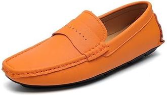 Generic Le Nouveau Mocassins for Hommes en Cuir de Couleur Unie, Mocassins de Conduite, légers, résistants, antidérapants, Classiques de Mariage, à Enfiler(Co