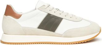 Nero Giardini Homme, Chaussures, Beige, Taille: 40 EU E601113U-714 Baskets en cuir et daim