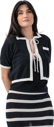 Kocca Femme, Pulls, Bleu, Taille: 44 FR Maglia Cardigan in Cotone