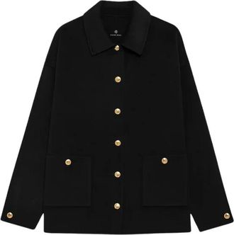 Anine Bing Femme, Vestes, Noir, Taille: 40 FR Luca Jacket