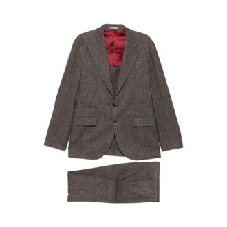Brunello Cucinelli Herren, Anz&uuml;ge, Braun, LGr&ouml;&szlig;e