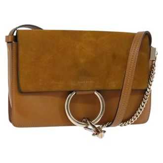 Chlo&eacute; Pre-owned Wildleder Schultertasche - - Pre-owned - Damen - Braun - ONE SIZE