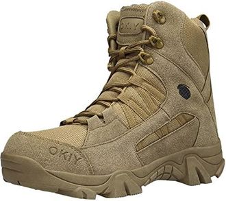 Generic Chaussures de randonn&eacute;e pour homme - Bottes tactiques militaires - Chaussures de trekking en plein air - Chaussures bateau r&eacute;sistantes &agrave; lusure et ant