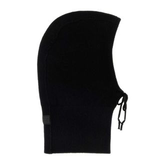 Maison Margiela unisex, Accessoires, Noir, Taille: S Ribbed Balaclava