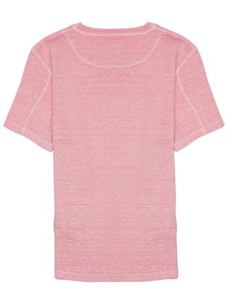 120% Lino 100% Linen T-Shirt - Pink