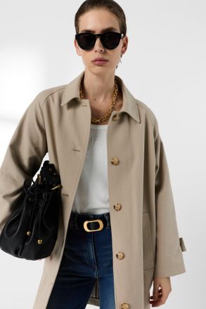 Gerard Darel Trench droit en coton - PARISA - Sable