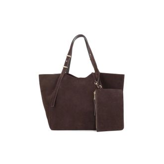 Kazar Gro&szlig;e Wildleder-Shopper - - Bags - Damen - Braun - ONE SIZE