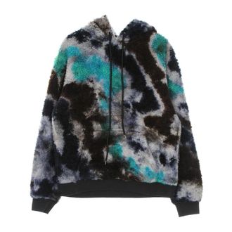 Mauna Kea Sherpa Hoodie Multicolor Teddy Bear Sweatshirt - - Sweatshirts & Hoodies - Herren - Mehrfarbig - S