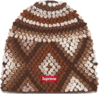 SUPREME bonnet à fini texturé - Marron