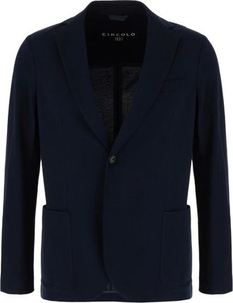 Circolo 1901 Homme, Vestes, Bleu, Taille: 3XL Veste Blazer Homme &Eacute;l&eacute;gante