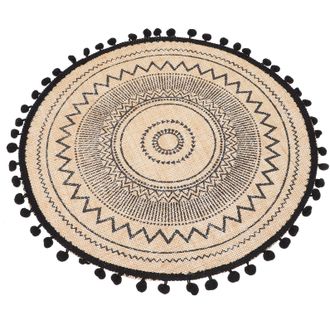 BESPORTBLE Dekoratives Platzset aus Verdicktem Jute 40cm Hitzebest&auml;ndige rutschfeste Tischunterlage f&uuml;r Esszimmer und K&uuml;che
