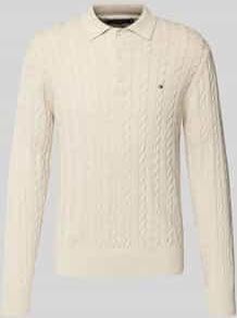 Tommy Hilfiger Regular Fit Strickpullover aus reiner Baumwolle