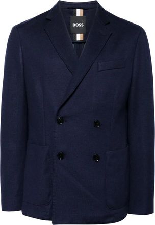 HUGO BOSS Blazer f&uuml;r Herren, Zweireihig (Dunkelblau)