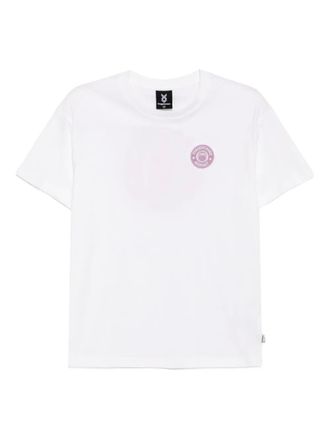 Fingercroxx t-shirt &agrave; patch logo - Blanc
