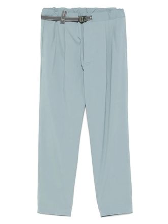 And Wander pantalon fuselé à détails de boucles - Bleu