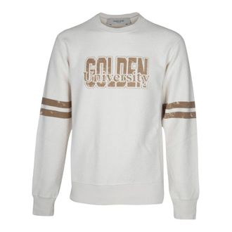 Golden Goose Herren, Sweatshirts & Hoodies, Wei&szlig;, MGr&ouml;&szlig;e