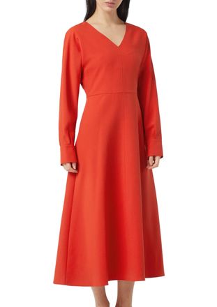 Comma Flie&szlig;endes Crepe-Kleid mit Fledermausarm