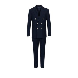 Eleventy Zweireiher Anzug - - Suits - Herren - Blau - L