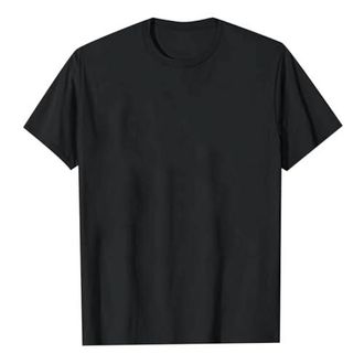 Generic T-shirt pour homme - Style classique uni - Pour le plein air - Loisirs - Col rond - Manches courtes - Pour l&eacute;t&eacute; - Style de f&ecirc;te - Tops de combat - T-s