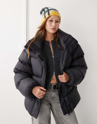 Weekday Ten - Doudoune oversize en duvet - Noir