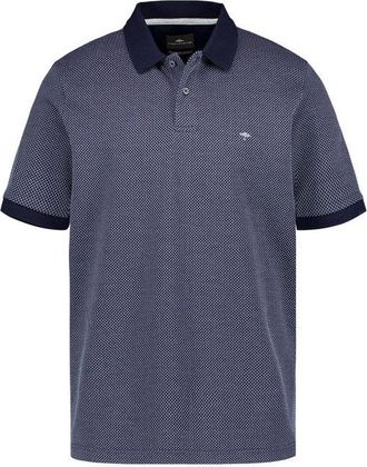 Fynch-Hatton Fynch-Hatton Herren Polo-Shirt blau Baumwoll-Jersey