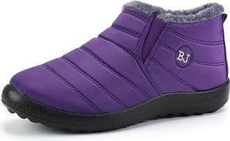 Generic Bottes de neige dhiver imperm&eacute;ables orthop&eacute;diques pour femme - Chaudes - Antid&eacute;rapantes - Doublure en fourrure - &Agrave; enfiler - Chaudes pour lext&eacute;rieur -