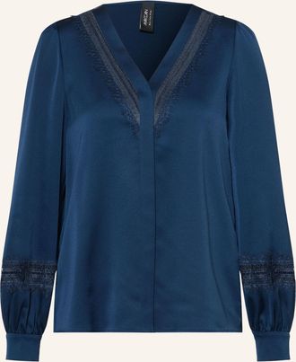 Marc Cain Blusenshirt Mit Spitze blau