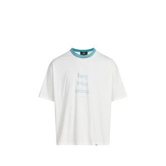 Represent T-shirt droit imprim&eacute; en coton m&eacute;lang&eacute;