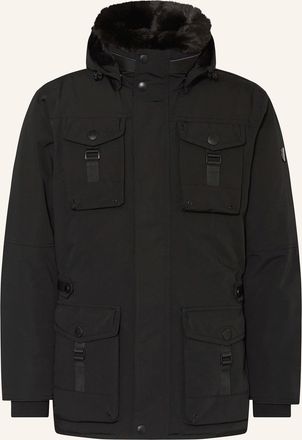 Wellensteyn Wellensteyn Jacke Mit Abnehmbarer Kapuze Und Kunstfell schwarz
