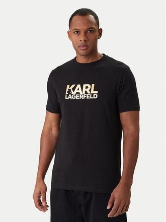 Karl Lagerfeld T-Shirt 755780 561235 Schwarz Regular Fit