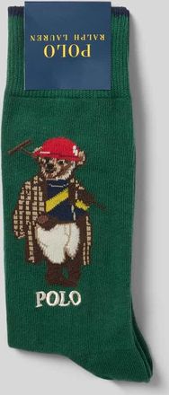 Ralph Lauren Socken aus Baumwoll-Mix mit Polo Bear