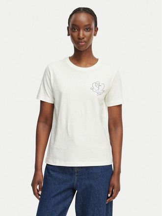 GANT T-Shirt 4201440 Wei&szlig; Regular Fit