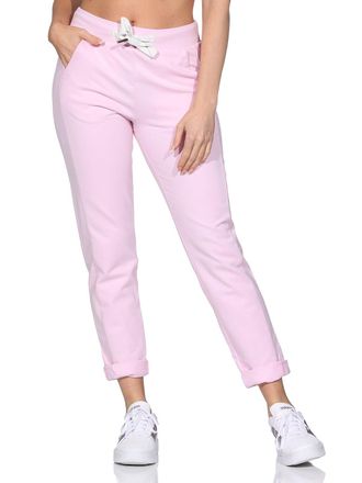 Elbsand Damen Jogginghose kn&ouml;chellange Sweathose ESBrinja 70115 00 Soft Rose (5260) XXL
