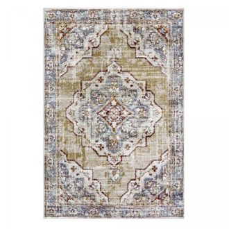 Un amour de tapis Tapis salon 200x280cm Beige, bleu Oriental