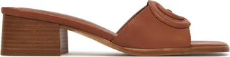 Guess Pantoletten Guess FLJCNN LEA03 Braun