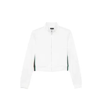 Gucci Web-stripe Zip-up Cardigan