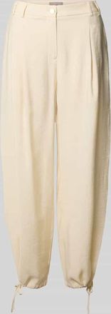 Christian Berg Relaxed Fit Hose mit eingefassten Beinabschl&uuml;ssen