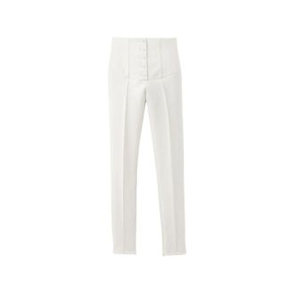 Jacquemus Jacquemus Hose Wei&szlig; - - Trousers - Damen - Wei&szlig; - M