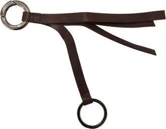 Costume National Femme, Sacs, Brun, Taille: ONE Size Tassel Porte-cl&eacute;s en cuir