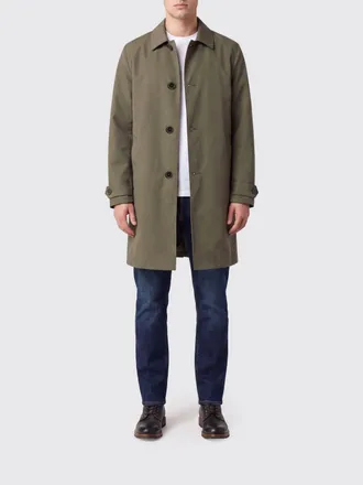Aspesi Trench droit longueur genou en tissu technique &agrave; col classique